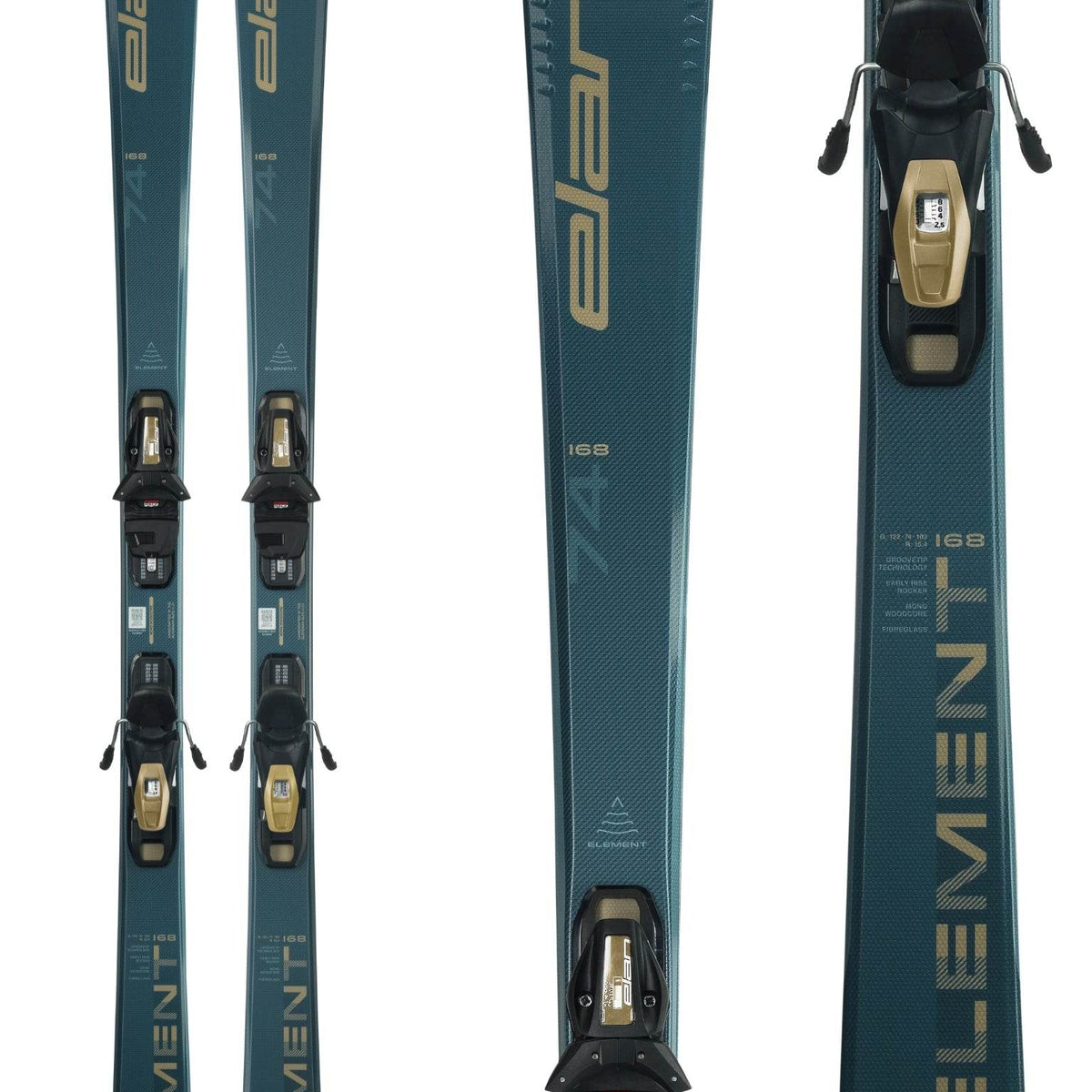 Element 74 Blue Shift 2026 + EL 9 GW Bindings – Suburban Ski and Bike